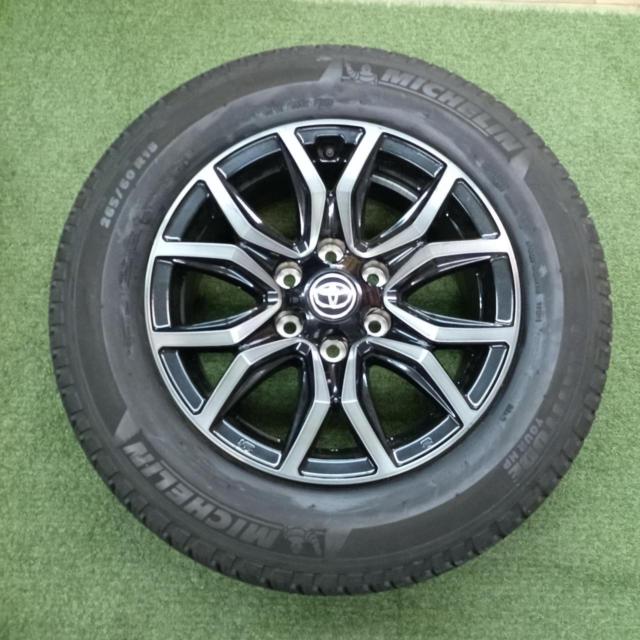 【暑さに負けるな!!納涼セール!!】 トヨタ純正(TOYOTA) GUN125 ハイラックス GR SPORT 純正アルミ+MICHELIN LATITUDETOUR HP 2023年製造 ...