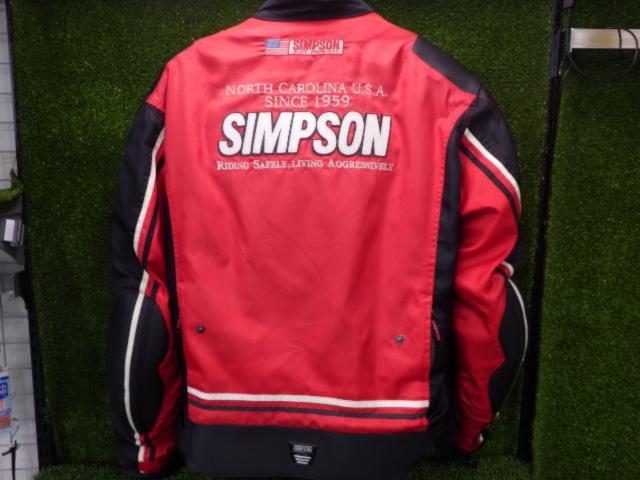【SIMPSON】ナイロンウインタージャケット サイズLL | 中古品 | アップガレージ ライダース札幌店 | バイク用品 ウエア ...