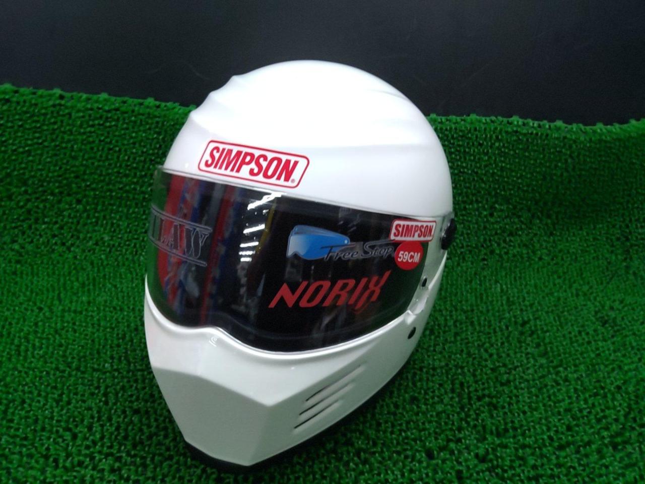 59cm SIMPSON(シンプソン) OUTLAW(アウトロー) ホワイト | 中古品 | アップガレージ ライダースナップス埼玉店 ...