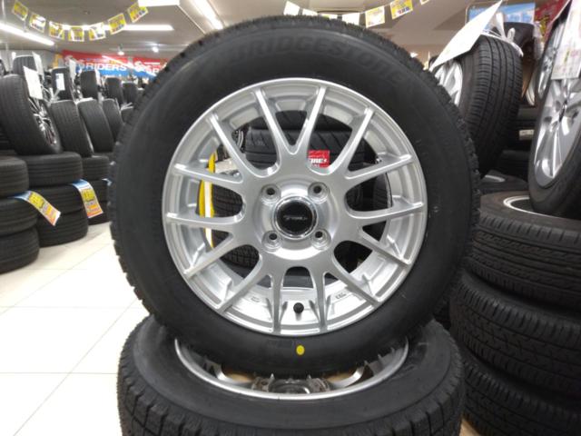 ★新品タイヤ付き♪★BRIDGESTONE TOP RUN + BRIDGESTONE BLIZZAK VRX2 ★Nシリーズ/ワゴンR ...