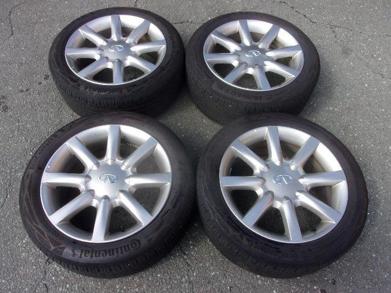 NISSAN グロリア【Y34】純正ホイール+Continental EcoContact 6 | 中古品 | アップガレージ 山形店 ...