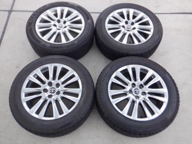 6【トヨタ純正】 60系ハリアー プレミアムパッケージ純正ホイール+【GOODYEAR】EfficientGrip SUV HP01 ...