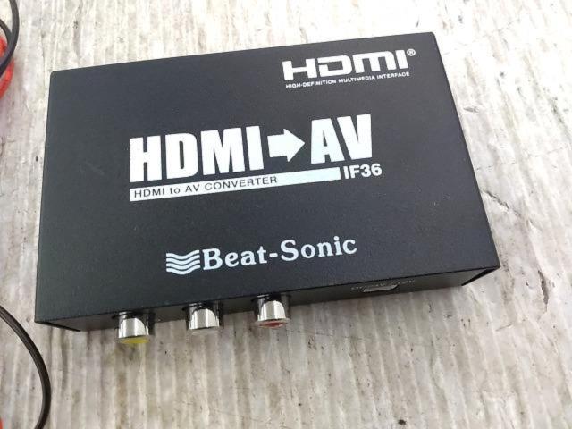 Beat-Sonic IF36 HDMI→AVコンバーター | 中古品 | アップガレージ 大阪門真店 | カー用品 カーAVアクセサリー ...