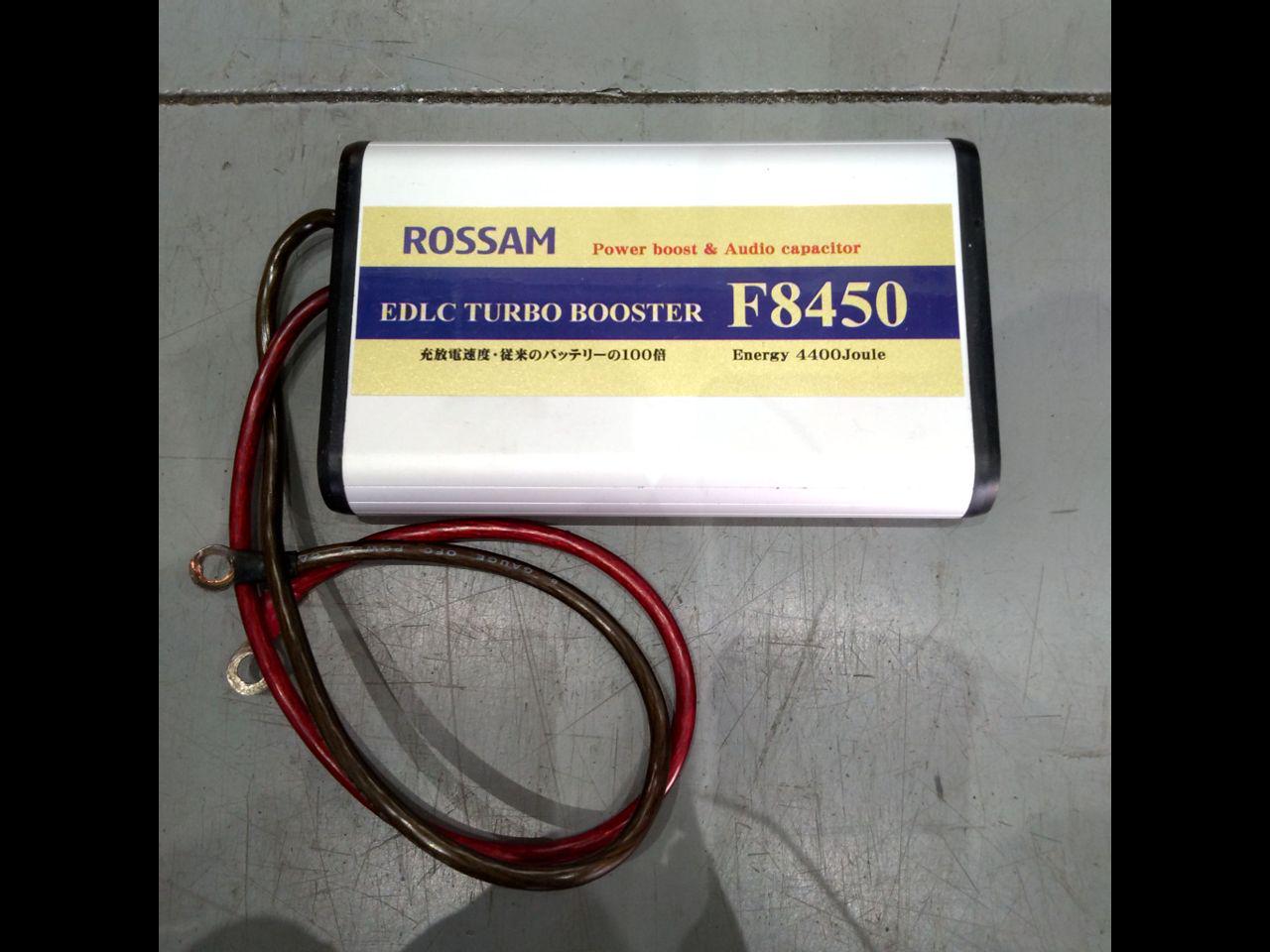 特定のお客様ご注文待ち☆ ROSSAM Fシリーズ TURBO BOOSTER F8450 BLUE 高密度・高耐久EDLC 12V車 ...
