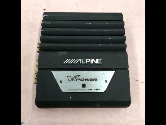 ALPINE MRP-M350 サブウーファー用モノラルアンプ | 中古品 | アップガレージ 一宮インター店 | カー用品 アンプを通販で ...