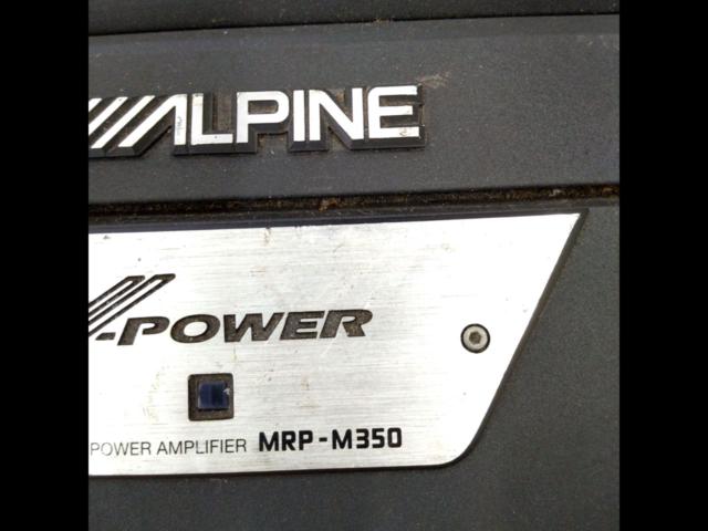 ALPINE MRP-M350 サブウーファー用モノラルアンプ | 中古品 | アップガレージ 一宮インター店 | カー用品 アンプを通販で ...