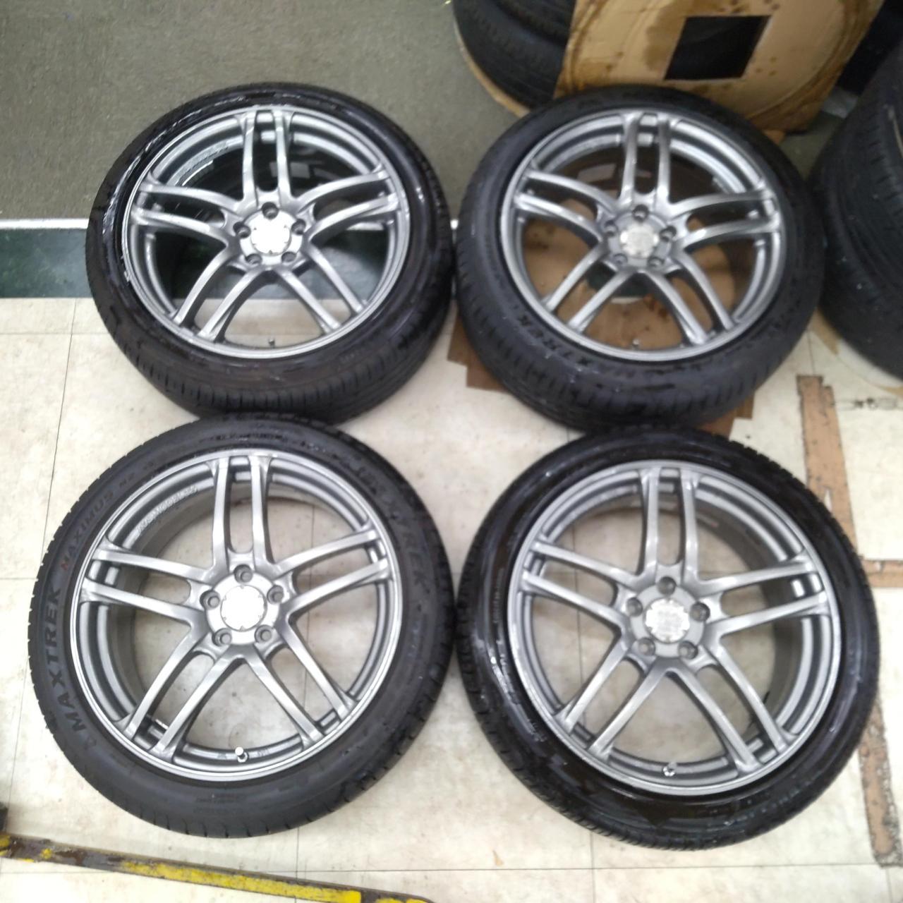 ★昔懐かしい走り屋ホイール!★【YOKOHAMA】AVS MODEL T5+【MAXTREK】 M2+【MEDALLION】 CST AT ...