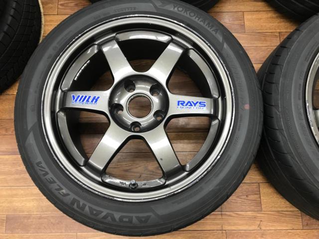 【80スープラ/ランサーエボリューション/フェアレディZなどスポーツ車種などに♪】RAYS VOLK RACING TE37+YOKOHAMA ...
