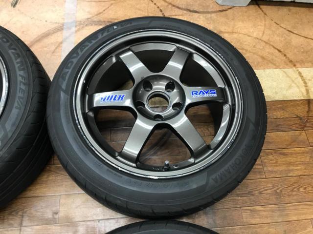【80スープラ/ランサーエボリューション/フェアレディZなどスポーツ車種などに♪】RAYS VOLK RACING TE37+YOKOHAMA ...
