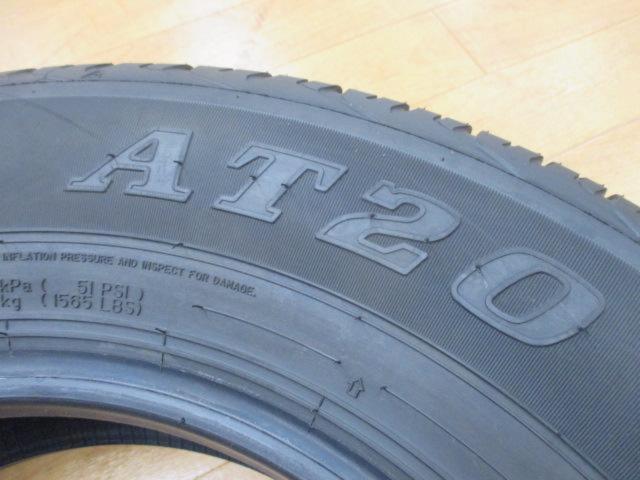 DUNLOP GRANDTREK AT20(2022年製造)★4本セット★ | 中古品 | アップガレージ 群馬伊勢崎店 | カー用品 タイヤ ...