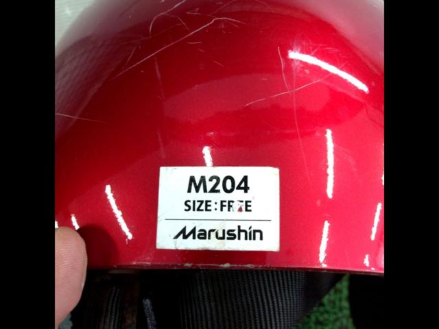 サイズFREE(57-60cm) マルシン M204ハーフヘルメット | 中古品 | アップガレージ 横浜町田総本店 | バイク用品 ...
