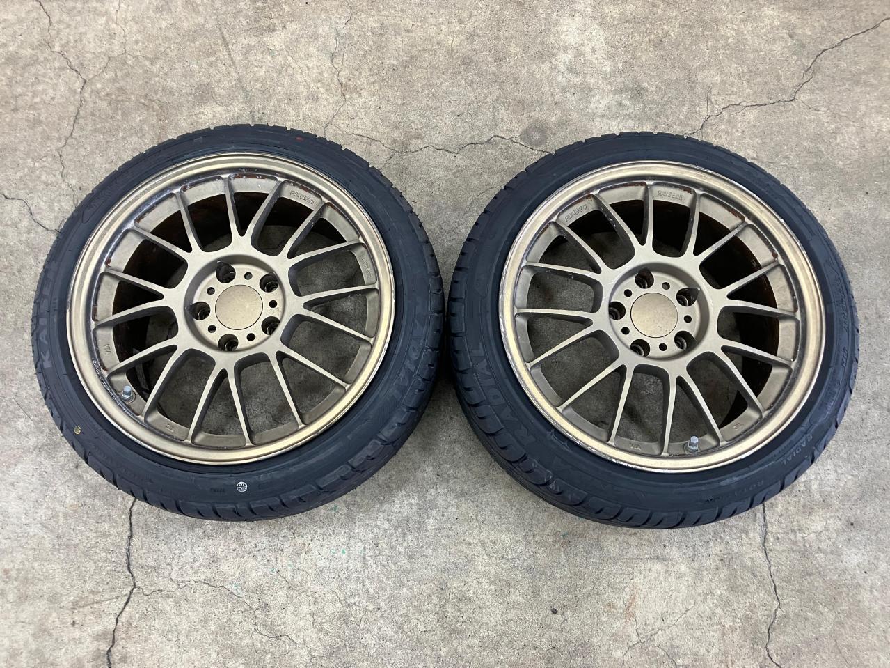 ☆新品タイヤ付☆ RAYS VOLK RACING SE37-K + KENDA KR20 | 傷や汚れあり | アップガレージ 横浜町田総 ...