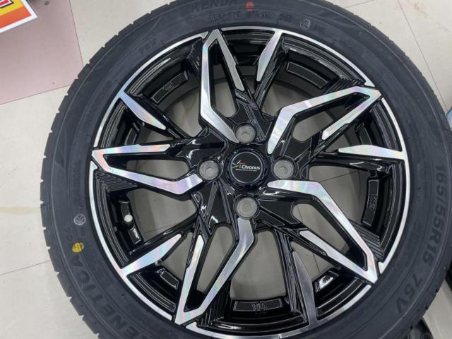 HOT STUFF Chronus CH-112 + KENDA KR203 | 中古品 | アップガレージ 和歌山店 | カー用品 タイヤホイールセット 15インチタイヤホイールセットを通販 ...