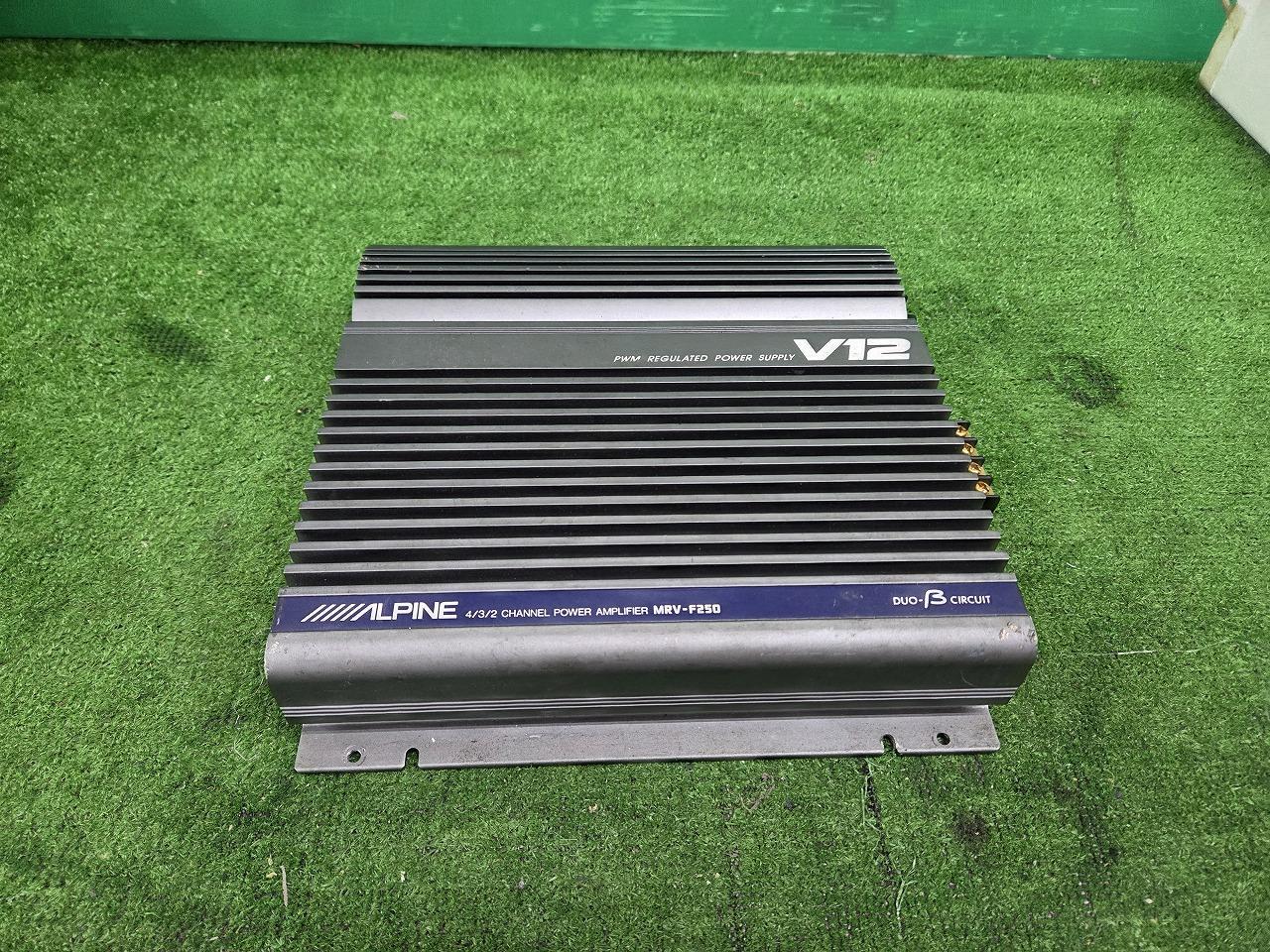 【ALPINE】(MRV-F250) 4チャンネルアンプ 動作未確認 | 中古品 | アップガレージ 四日市店 | カー用品 アンプを通販で ...
