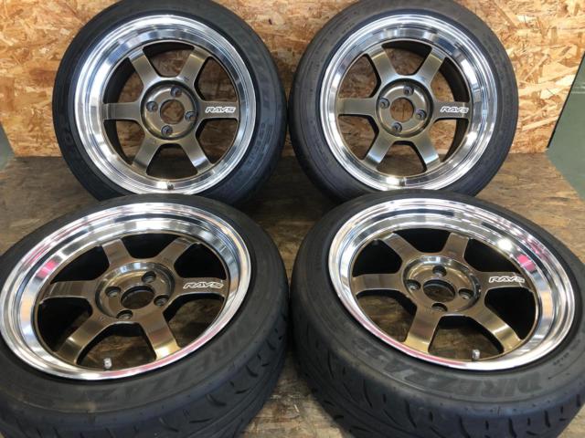 RAYS(レイズ) VOLK RACING(ボルク レーシング) Volk Racing TE37V SPEC-SR + DUNLOP(ダンロップ) DIREZZA ZⅢ | 中古品 ...