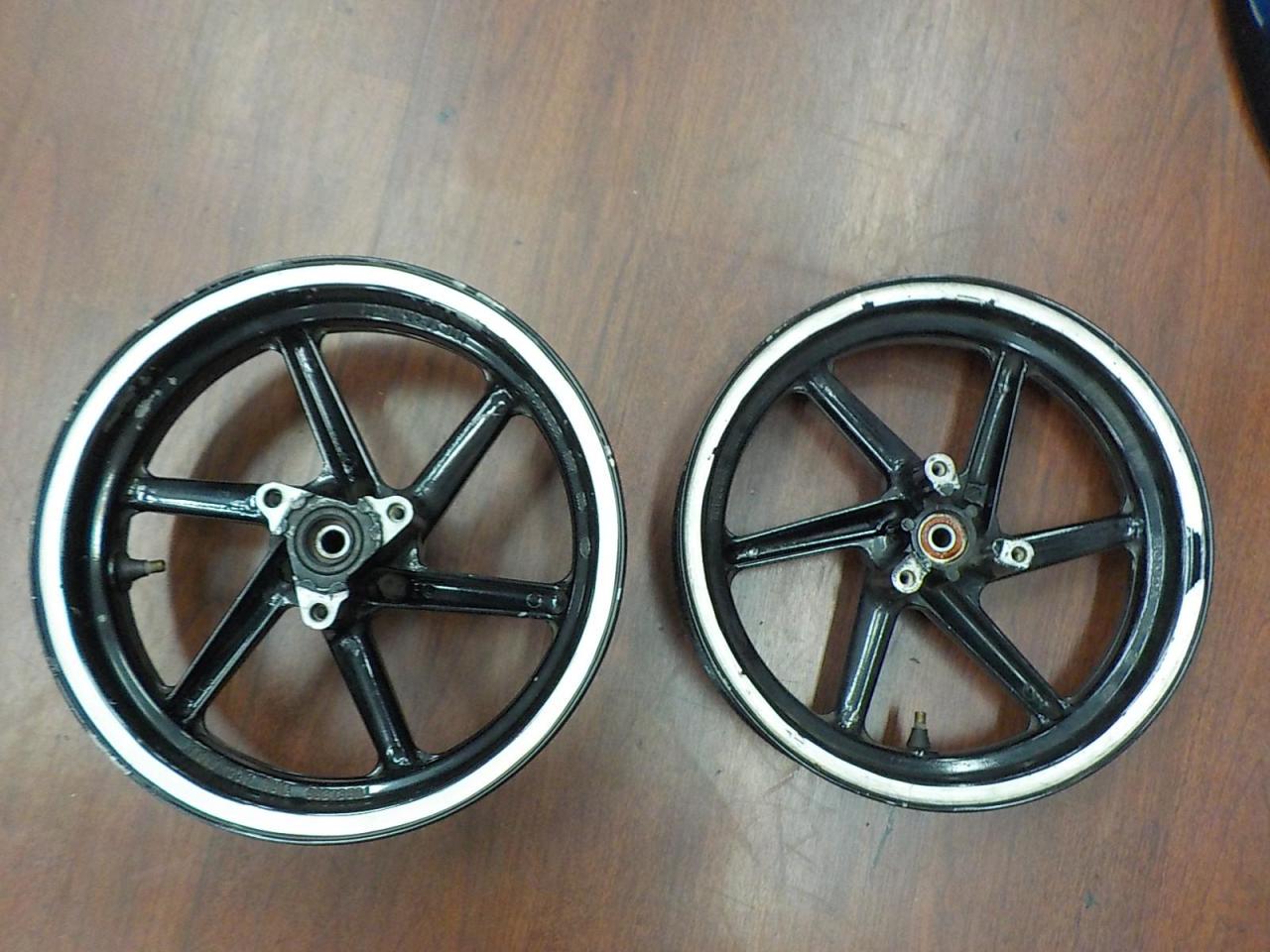 HONDA 純正ホイール 前後セット NSR50 後期 | 中古品 | アップガレージ 岡崎北店 | バイク用品 ホイール・タイヤ ホイール ...