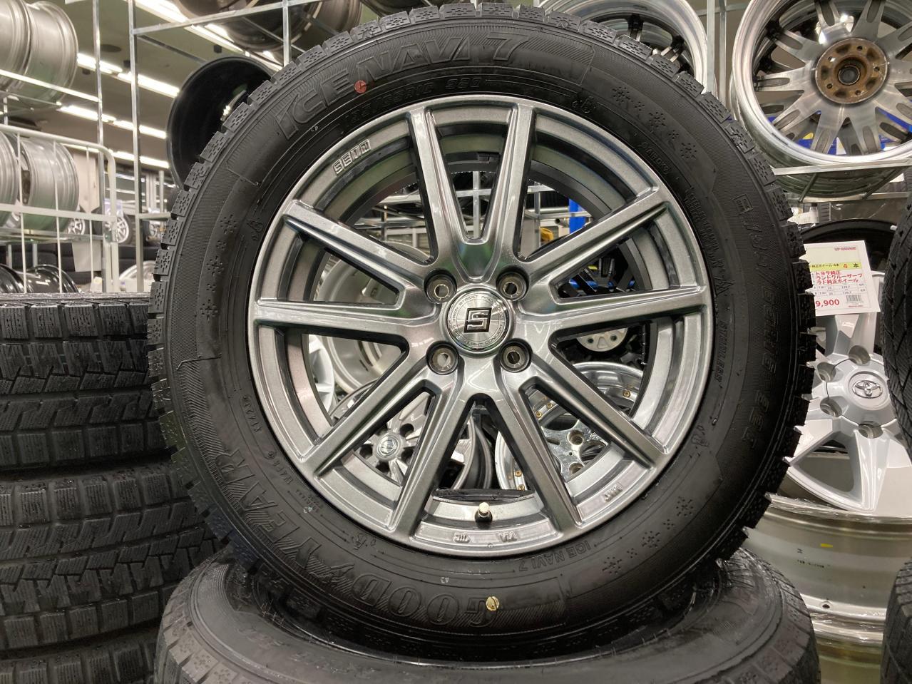 KYOHO SEIN SS + GOODYEAR ICE NAVI8 | 中古品 | アップガレージ 平塚店 | カー用品 スタッドレスタイヤホイールセット 16インチスタッドレスタイヤ ...