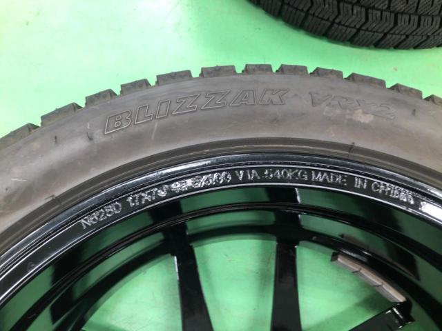 Advanti VIGOROSO N628 + BRIDGESTONE BLIZZAK VRX2 ★値下げしました★ | 中古品 | アップ ...