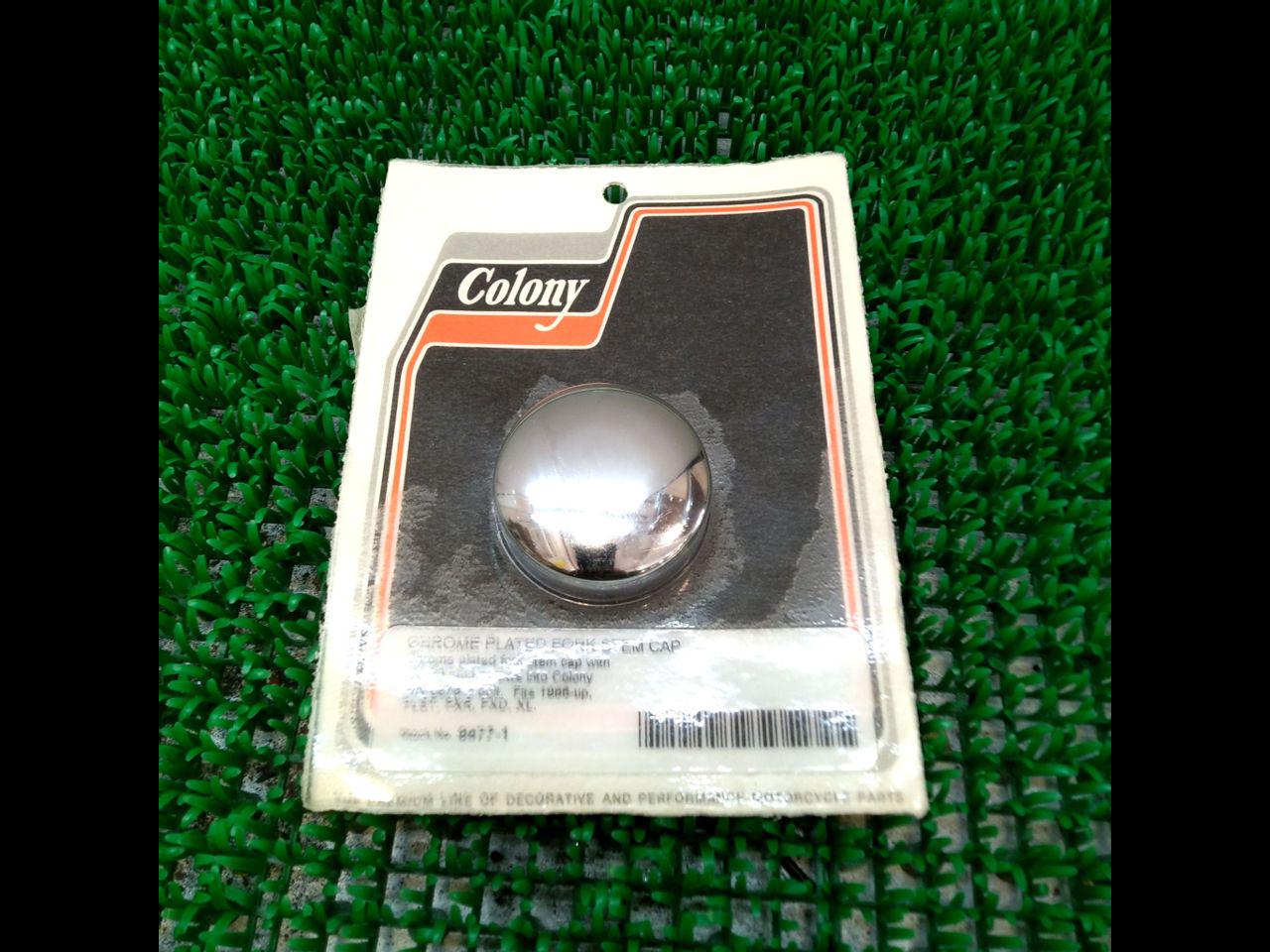 Colony CHROME PLATED FORK STEM CAP | 新古品 | アップガレージ 東名川崎店 | バイク用品 その他 ...