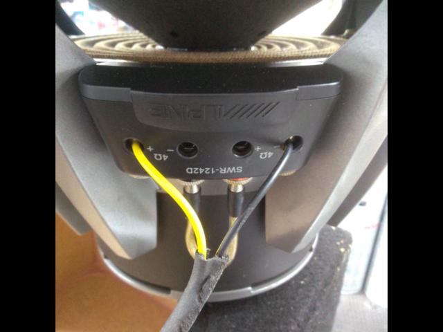 【ALPINE】SWR-1242D | 中古品 | アップガレージ 千葉茂原店 | カー用品 スピーカー サブウーハースピーカーBOX付を通販 ...