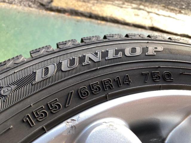 スズキ純正(SUZUKI) HE33S ラパン純正 + DUNLOP(ダンロップ) WINTERMAXX WM02 155/65R14 2021年 | 中古品 | アップガレージ 石川小松店 ...