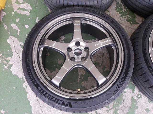 HOT STUFF CROSS SPEED HYPER EDITION CR5 + MICHELIN PILOT SPORT5 225/40ZR18 92Y | 中古品 | アップガレージ ...