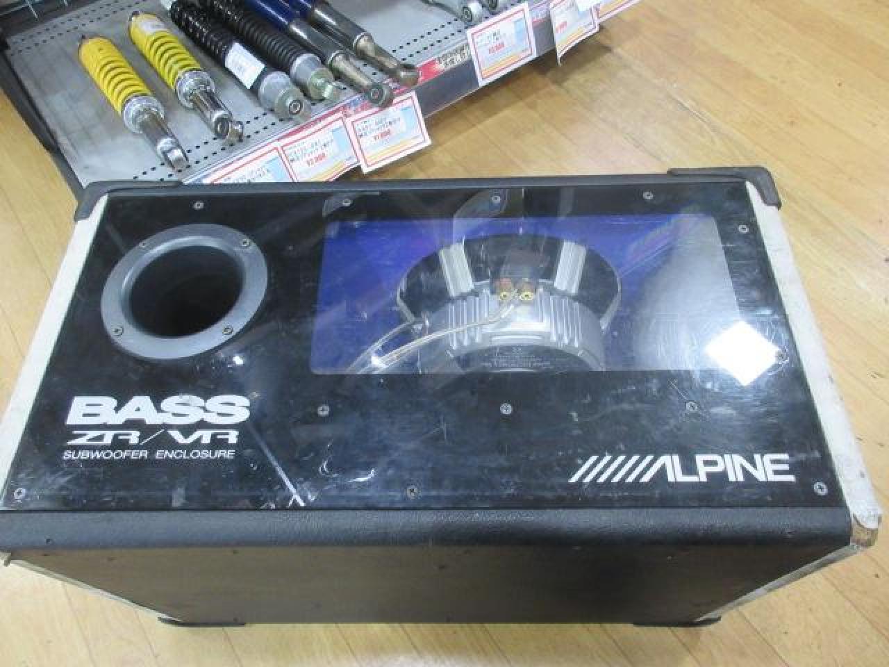 【ALPINE】BASS ZR max1000 ボックス付ウーファー | 中古品 | アップガレージ 静岡掛川店 | カー用品 スピーカー ...