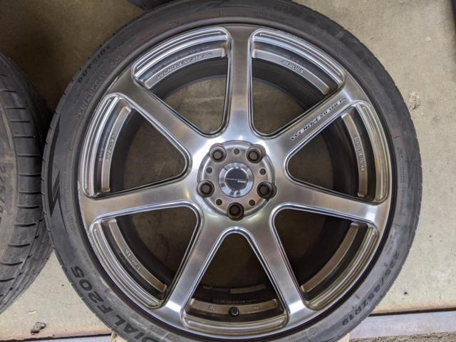 WORK EMOTION T7R + MINERVA F205 | 中古品 | アップガレージ 札幌東雁来店 | カー用品 タイヤホイール ...