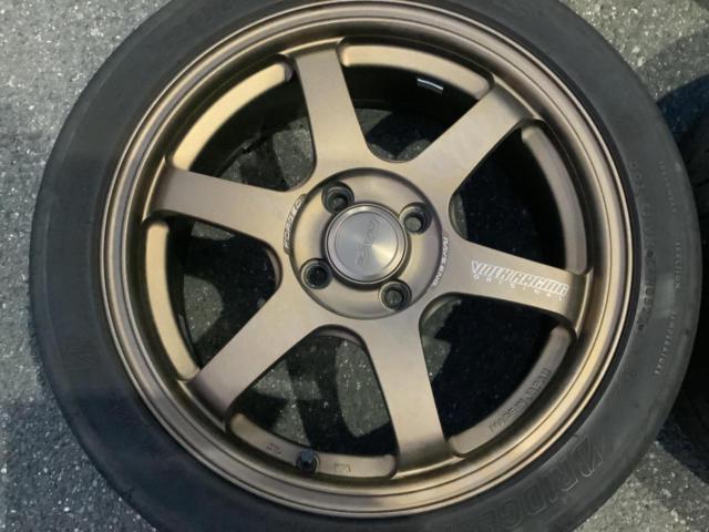【RAYS】VOLK RACING TE37 SONIC+【BRIDGESTONE】POTENZA RE-71 RS | やや傷や汚れあり ...