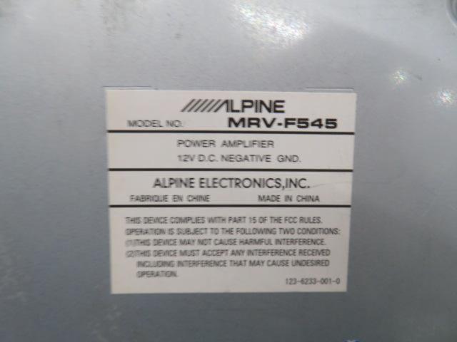 ALPINE MRV-F545 | 中古品 | アップガレージ 久留米店 | カー用品 アンプを通販で購入する | 中古カー＆バイク用品の販売 ...