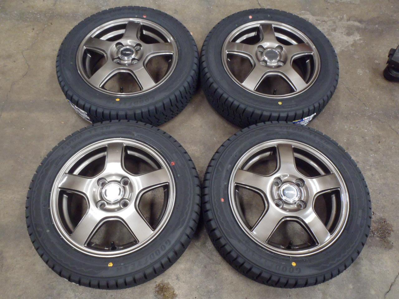 BRIDGESTONE TOP RUN VR5 + GOODYEAR ICE NAVI8 155/65R14 75Q | 中古品 | アップ ...