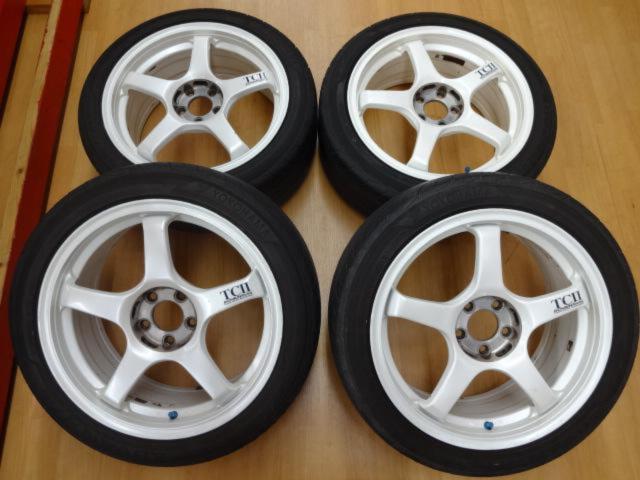 YOKOHAMA(ヨコハマ)ADVAN Racing(アドバンレーシング) TC-Ⅱ+YOKOHAMA ADVAN FLEVA V701 ...