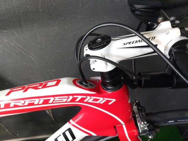 SPECIALIZED Transition Pro 2011モデル 70025C 2×10S カーボンTTバイク ホワイト/レッド 参考 ...