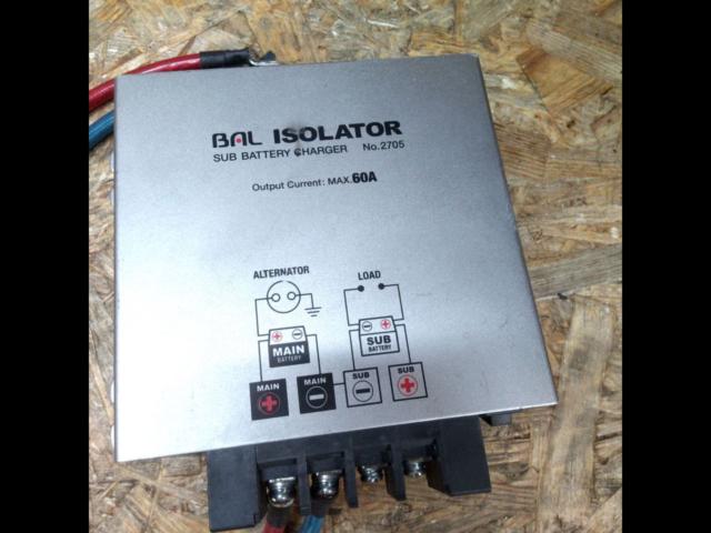 BAL No.2705 ISOLATOR サブバッテリーチャージャー | やや傷や汚れあり | アップガレージ 岡崎宇頭店 | カー用品 ...