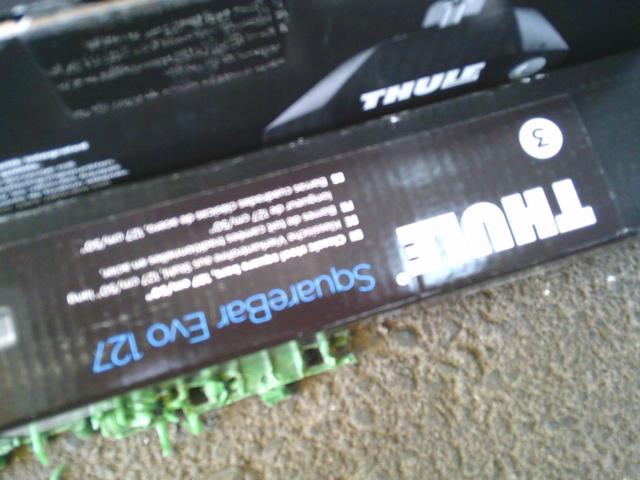 THULE 710750+THULE (8563501)+THULE スクエアバーEVO127 712300 127cm+THULE ...