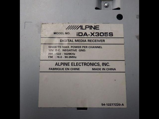 ALPINE iDA-X305S デジタルメディアヘッドユニット | 中古品 | アップガレージ 沼津店 | カー用品 ヘッドユニット USB ...