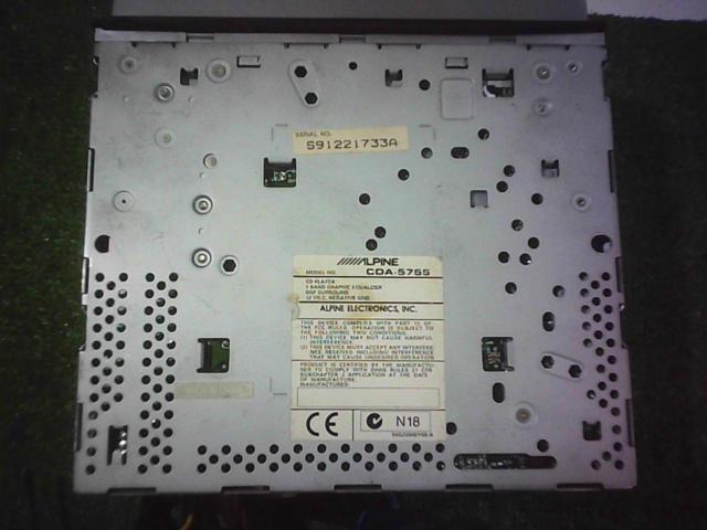 ALPINE CDA-5755 + MDA-7755J | わけあり | アップガレージ 鳥取店 | カー用品 ヘッドユニット MD+CDを ...