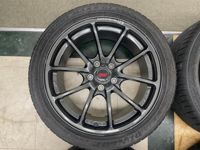 【STI(エスティーアイ)】 STI Performance RAYS製 +【DUNLOP】SPORTSMAXX GT600A 245 ...