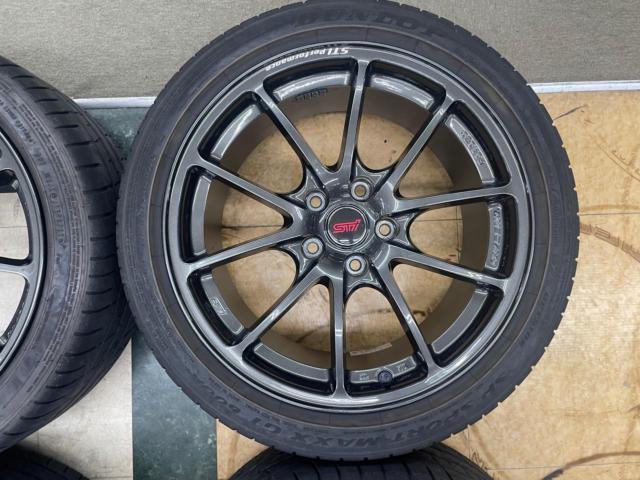 【STI(エスティーアイ)】 STI Performance RAYS製 +【DUNLOP】SPORTSMAXX GT600A 245 ...
