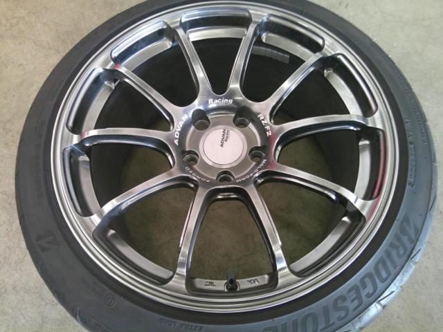 ADVAN Racing RZ-F2+BRIDGESTONE POTENZA RE004 | 中古品 | アップガレージ 札幌東雁来店 ...