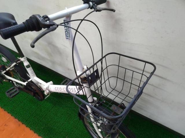 1大特価 CBA GEO CROSS 20インチ 外装6段変速折り畳み自転車 ホワイト | 折りたたみ自転車を通販で購入する | 中古自転車 ...