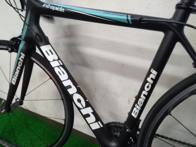 1大特価 BIANCHI 2017年頃 INTREPIDA R7000 2×11S カーボンフレームロードバイク ブラック | ロードバイクを ...