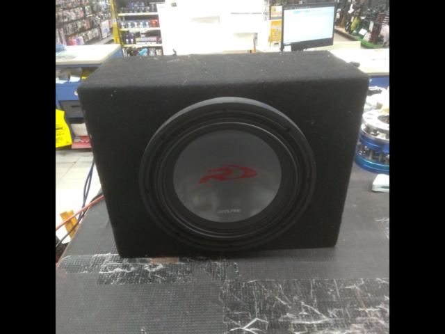 【ALPINE】SWR-1242D | 中古品 | アップガレージ 千葉茂原店 | カー用品 スピーカー サブウーハースピーカーBOX付を通販 ...