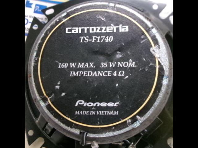 carrozzeria TS-F1740 | 中古品 | アップガレージ 千葉茂原店 | カー用品 スピーカー 埋め込みスピーカーを通販で購入 ...