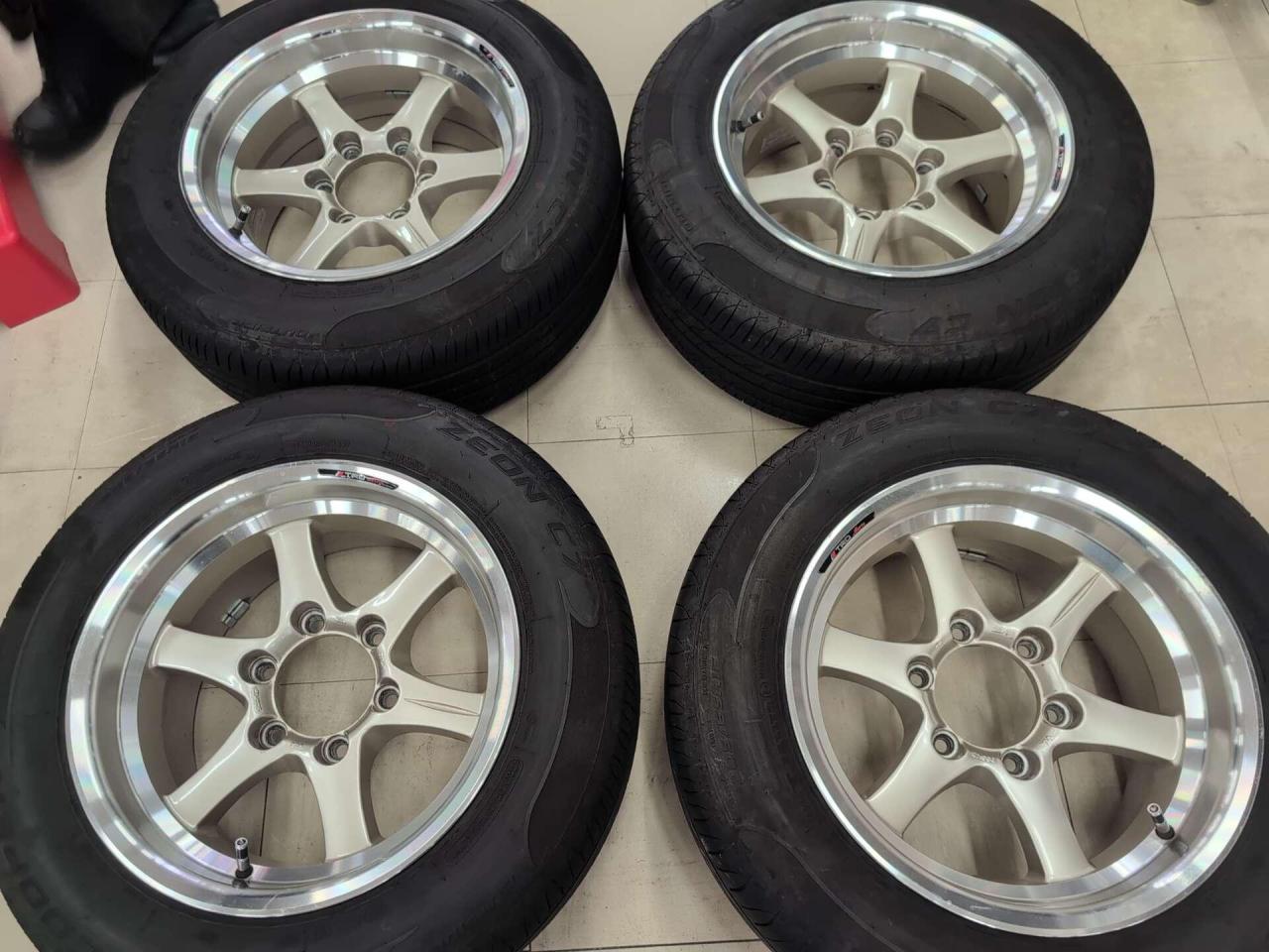 TOKYO SHARIN(トウキョウシャリン)BREAK ROCK NEO 6本スポークホイール+COOPER ZEON C7 | 中古品 ...