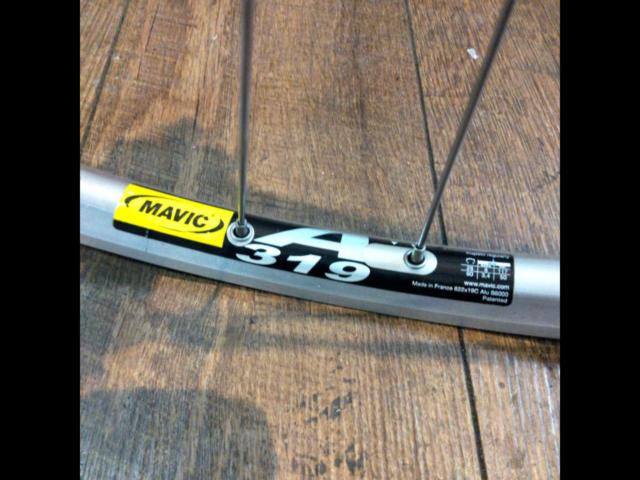 MAVIC A319 700C アルミクリンチャーホイール 前後セット | ホイールを通販で購入する | 中古自転車・自転車パーツを購入する ...