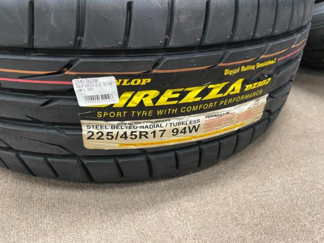 ☆未使用タイヤ☆RAYS VOLK RACING SE37 K + DUNLOP DIREZZA DZ102 | 中古品 | アップガレージ ...