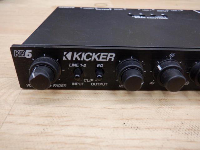 KICKER KQ5 シグナルプロセッサー | 中古品 | アップガレージ 福岡博多店 | カー用品 アンプ イコライザーを通販で購入する ...