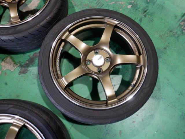 2YOKOHAMA(ヨコハマ) ADVAN Racing(アドバンレーシング) TC4+ YOKOHAMA ADVAN FLEVA V701 ...