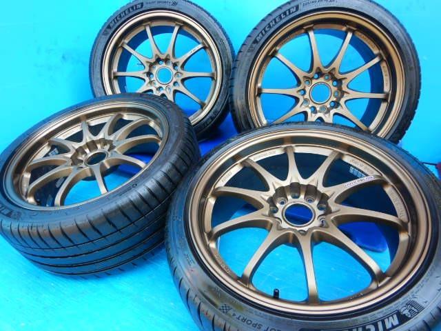 VOLK CE28N + MICHELIN(ﾐｼｭﾗﾝ) パイロットスポーツPS4 BMW 3シリーズ（E90，91，92，46，36），Z4 ...